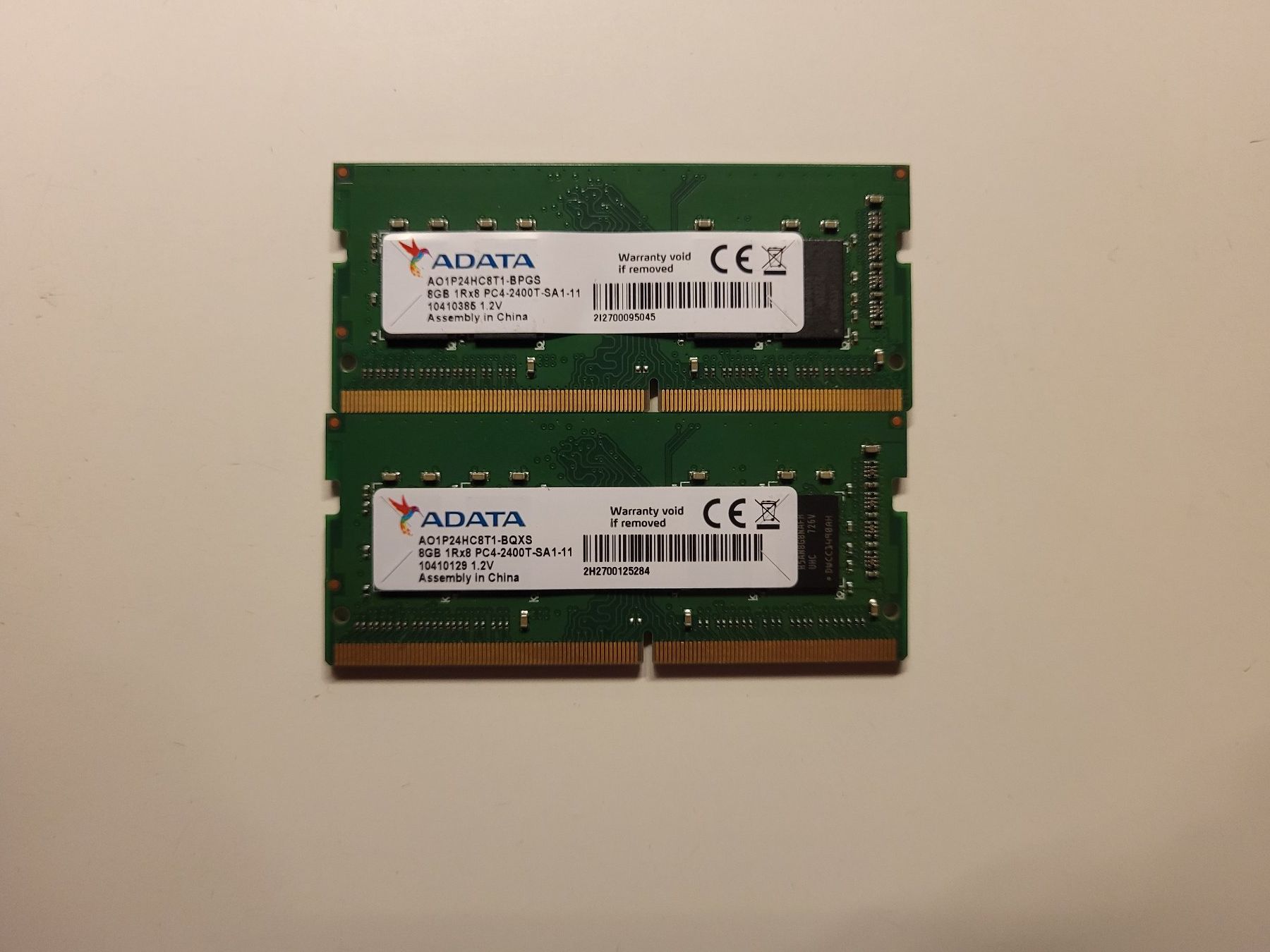 Adata 16GB (2x8) DDR4 2400MHZ Laptop Ram (Gebraucht) in ...