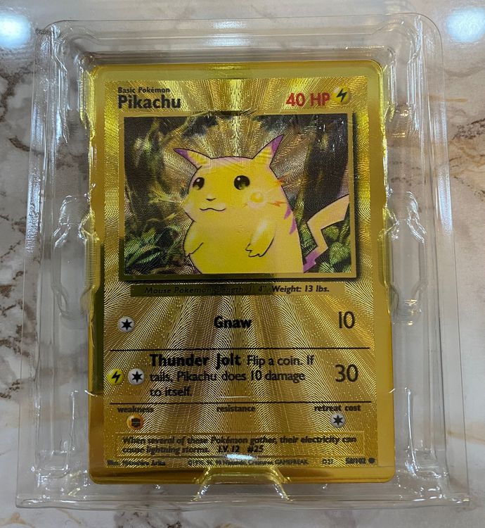 Pokemon Celebrations PIKACHU Metal (Neu und originalverpackt) in Buchs ...
