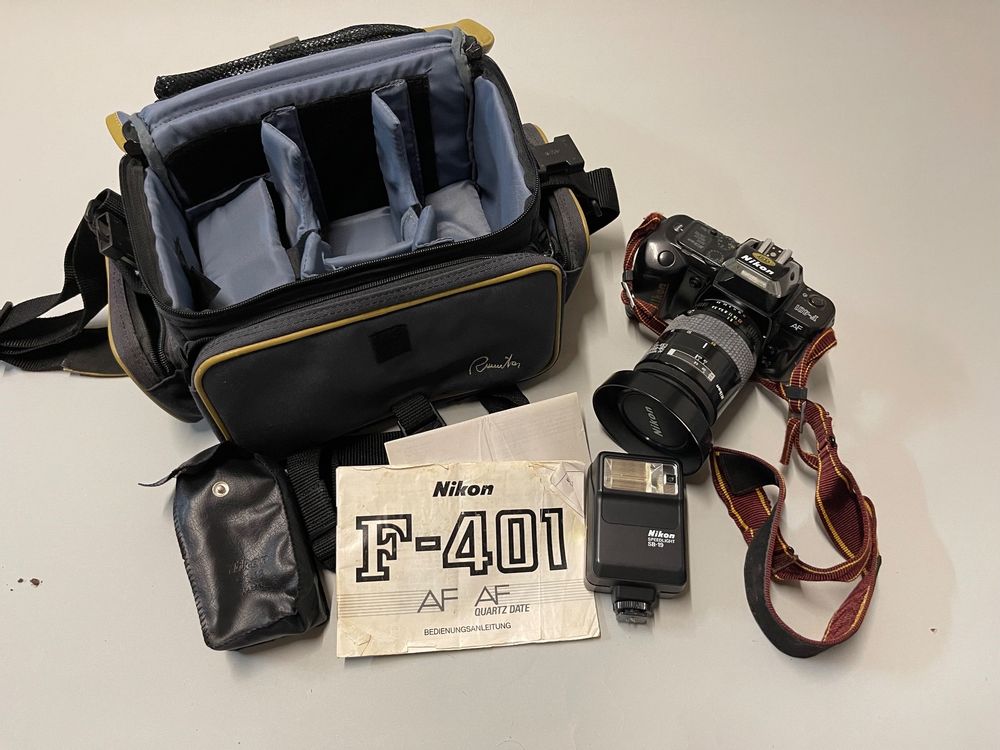 Nikon F401 mit Tasche und Blitz | Kaufen auf Ricardo
