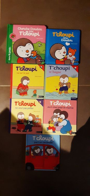 Lot de 7 livres pour enfant TCHOUPI (Gebraucht) in Cernier für CHF 3 ...