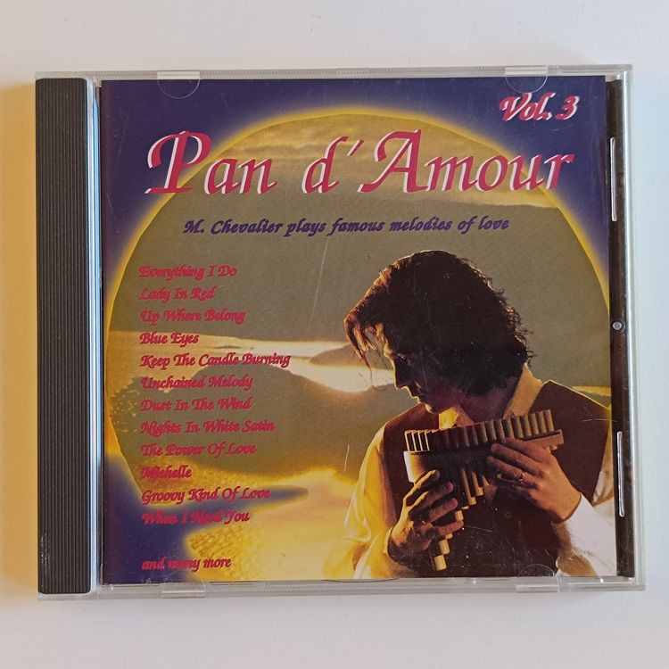 Panflöte CD "Pan d'Amour Vol.3" M.Chevalier Romantik 💕 F30 (Gebraucht ...