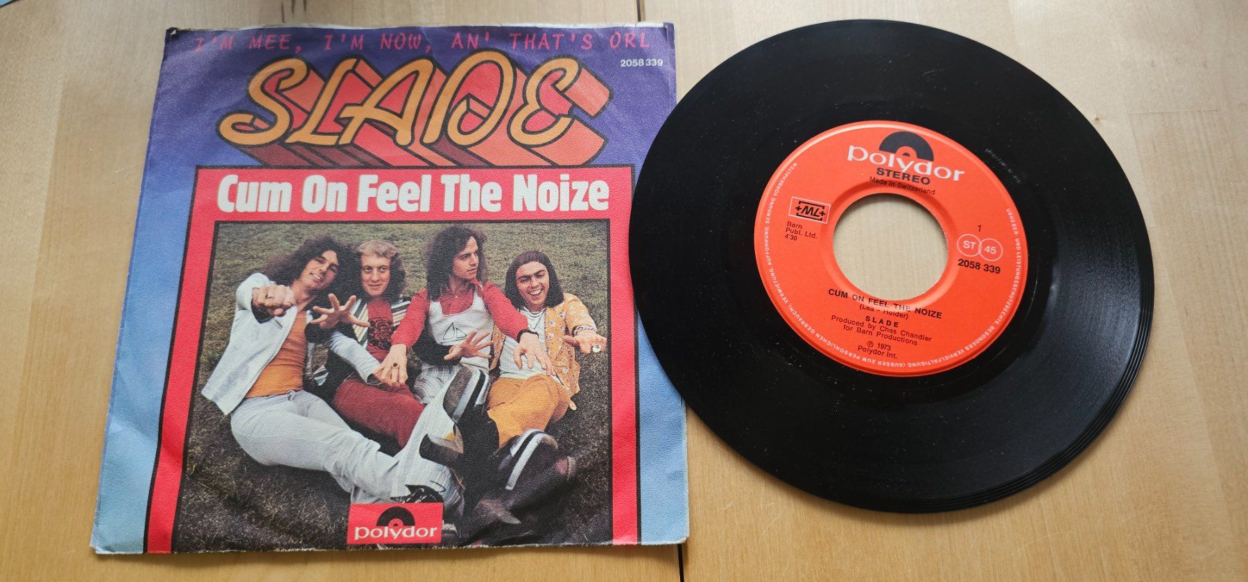 SLADE- CUM ON FEEL THE NOIZE/ Vinyl Single (Gebraucht) in Geuensee für ...