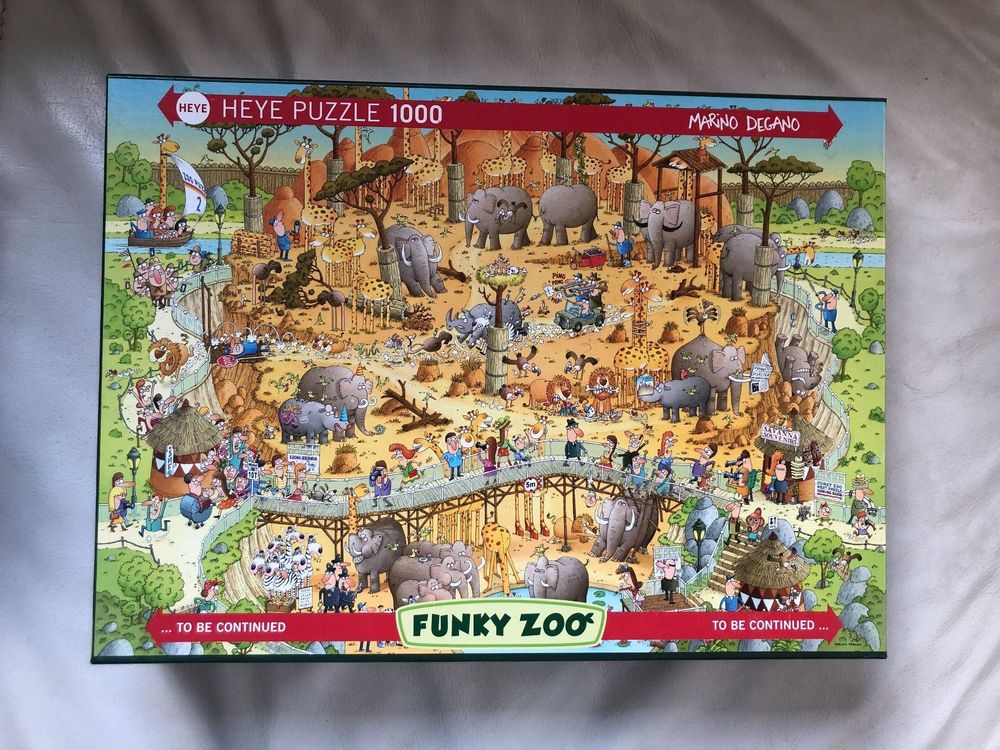 Puzzle 1000 Teile, Heye, Funky Zoo | Kaufen auf Ricardo