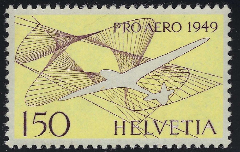 Flp Marke **: F45 Pro Aero Flugpost, 1949 | Kaufen auf Ricardo