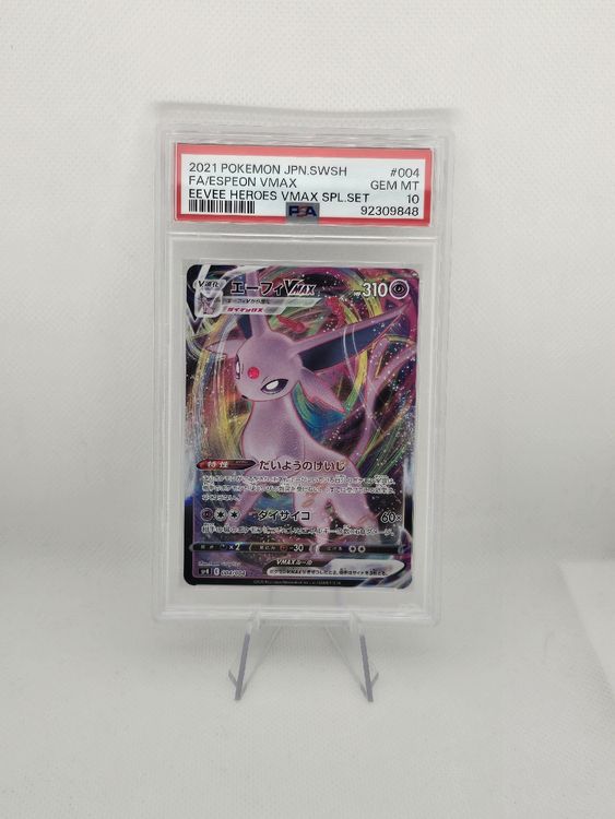 Pokemon Espeon VMax 004/004 Eevee Heroes SP4 - PSA 10 (Neu (gemäss ...