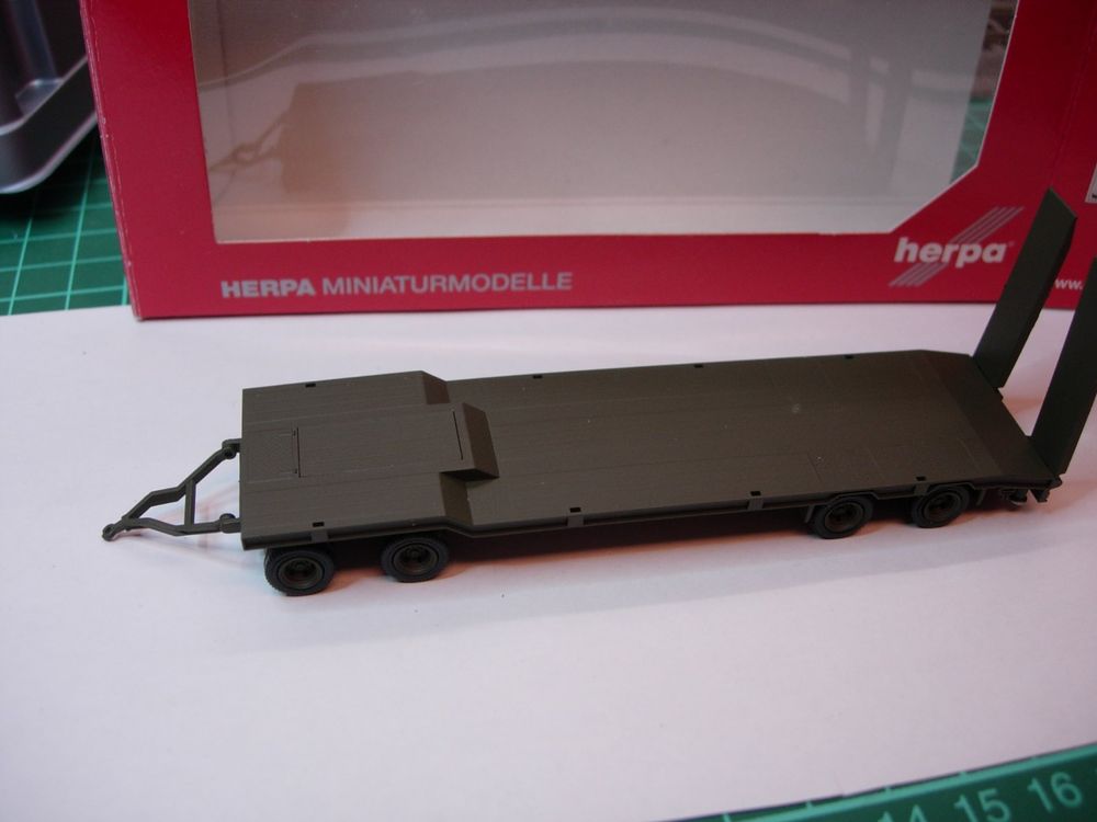 Herpa 076142 / AFM 87.014 Goldhofer TU4 Schweizer Armee H0 | Kaufen auf Ricardo