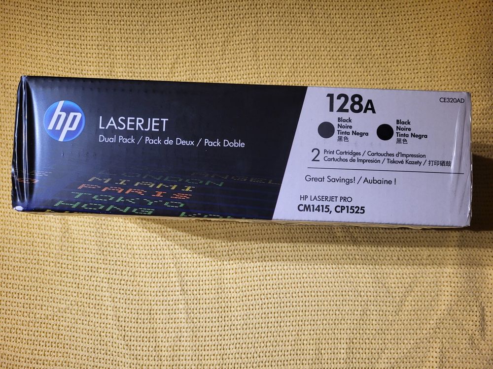 2 Stk. original-HP Toner 128A f. LASERJET PRO CM1415, CP1525 (Neu und ...