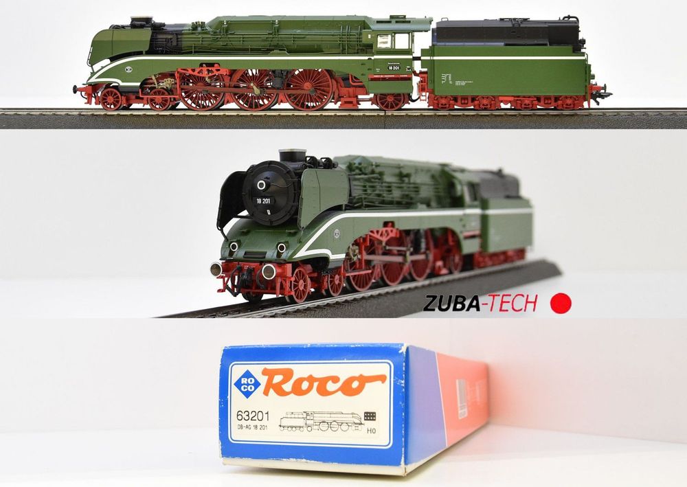 Roco 63201 Dampflok BR 18 201 DB H0 GS Analog mit OVP / D251 (Gebraucht) in St. Gallen für CHF ...