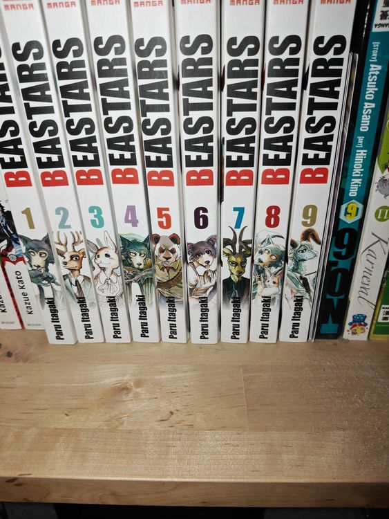 Beastars Manga, Band 1-9, Komplett, Top Zustand! (Gebraucht) in ...