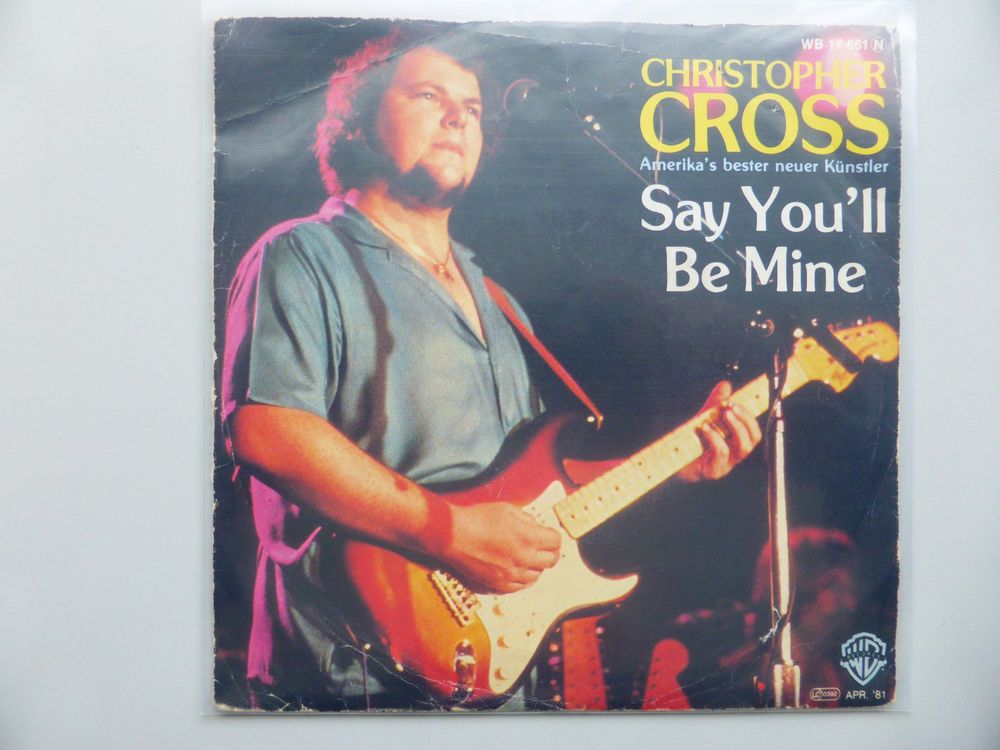 VINYL SINGLE ACTION CHRISTOPHER CROSS (Gebraucht) in für CHF 1.5 – mit ...