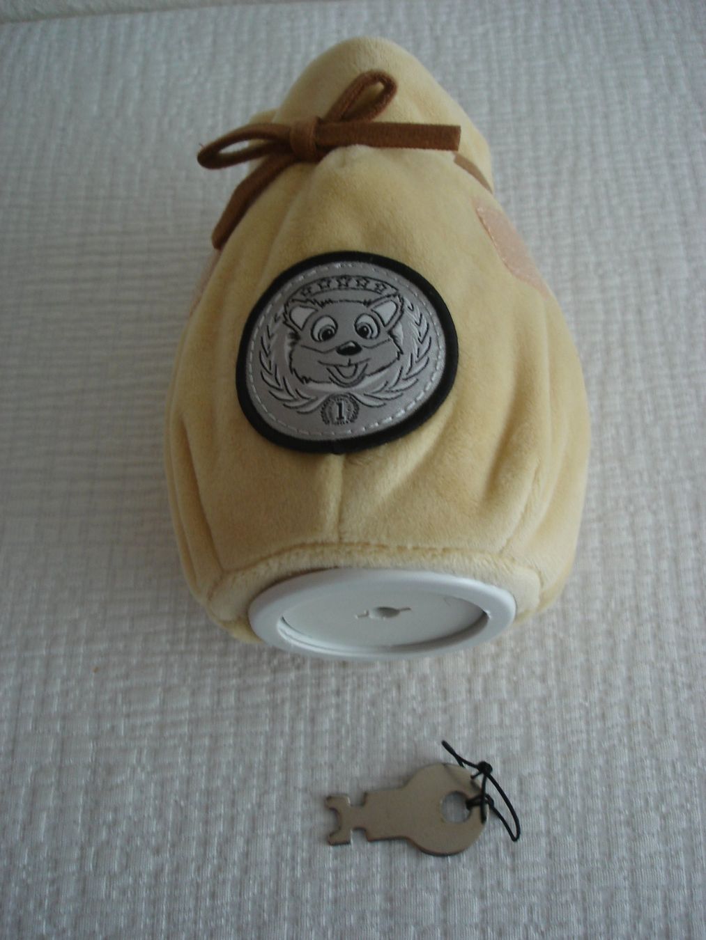 UBS Sparkässeli TOPSY, Plüsch-Topsy, Geldsack mit Schlüssel. (Neu und ...