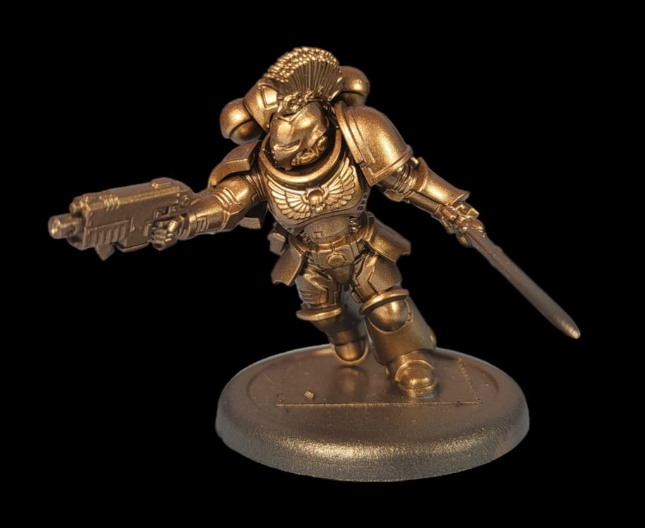 Warhammer 40k Space Marine Primaris Lieutenant grundiert | Kaufen auf ...