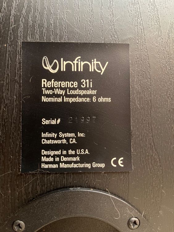Standlautsprecher Infinity Reference 31i (4 Stück) (Gebraucht) in ...