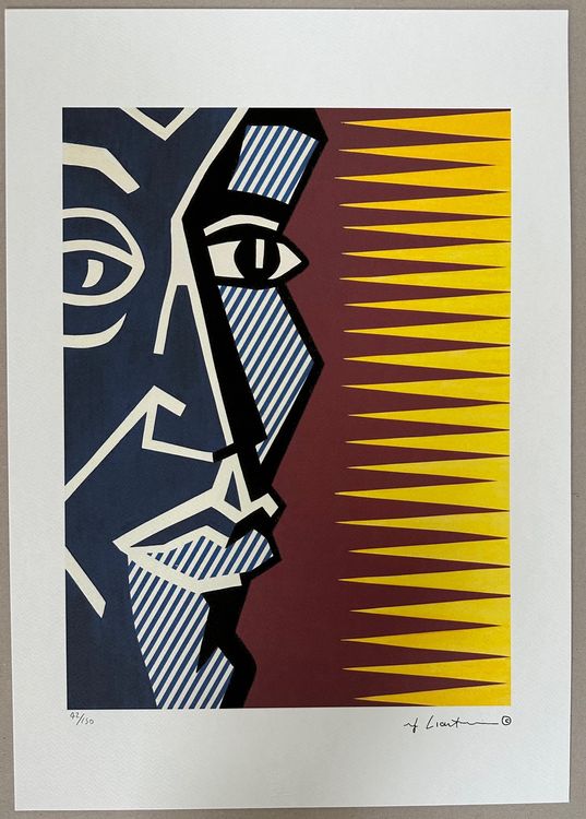 Roy Lichtenstein: Blue Head, POP ART 42/150 (Neu (gemäss Beschreibung)) in Meilen für CHF 55 ...