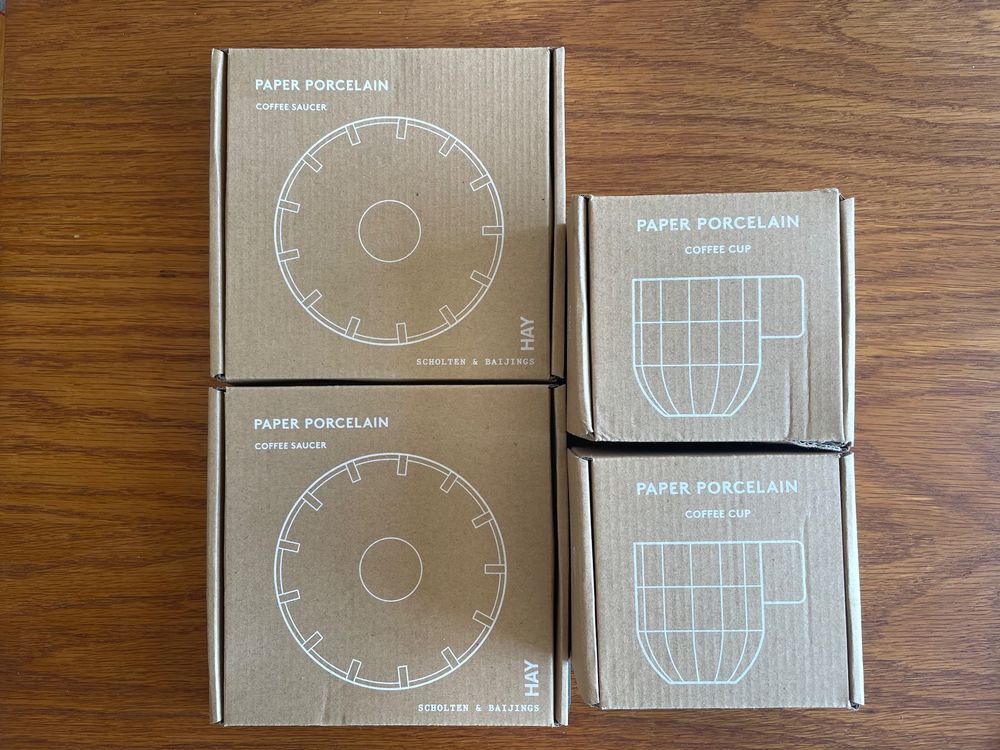 HAY Paper Porcelain Set NEW Designed by Scholten & Baijings | Kaufen ...