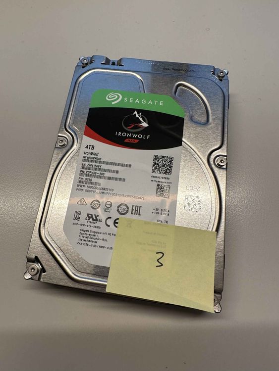 Seagate Ironwolf NAS 4TB - einwandfreier Zustand (Gebraucht) in ...