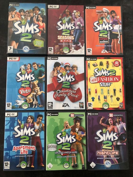 Sims 2 Mega Pack (Gebraucht) in Selzach für CHF 49 – mit Lieferung auf ...