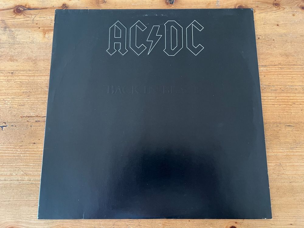 LP AC/DC "BACK IN BLACK" TOP ZUST. GERMAN 1st PRESSUNG 1980 (Gebraucht) in Zürich für CHF 38 ...