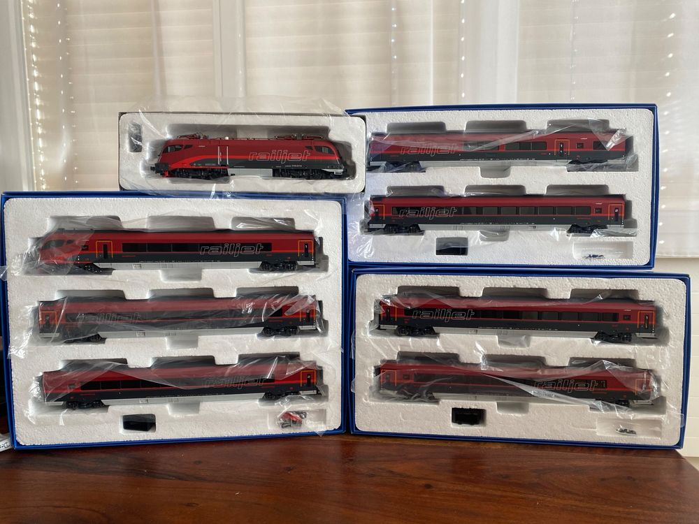 Railjet Jaegerndorfer H0 DCC set complet 7 éléments. | Kaufen auf Ricardo