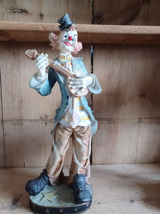 Clown Figur mit "Banjo" schönes Sammlerstück, Sonja Collecti (Gebraucht ...