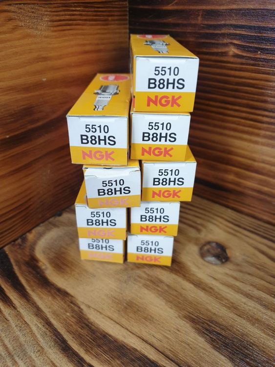 NGK Motorrad Zündkerze B8HS (5510) Neu (Neu und originalverpackt) in ...
