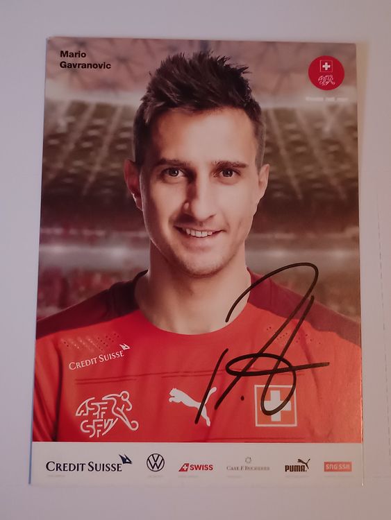 Mario Gavranovic - original Autogramm (Gebraucht) in Menziken für CHF 4 ...