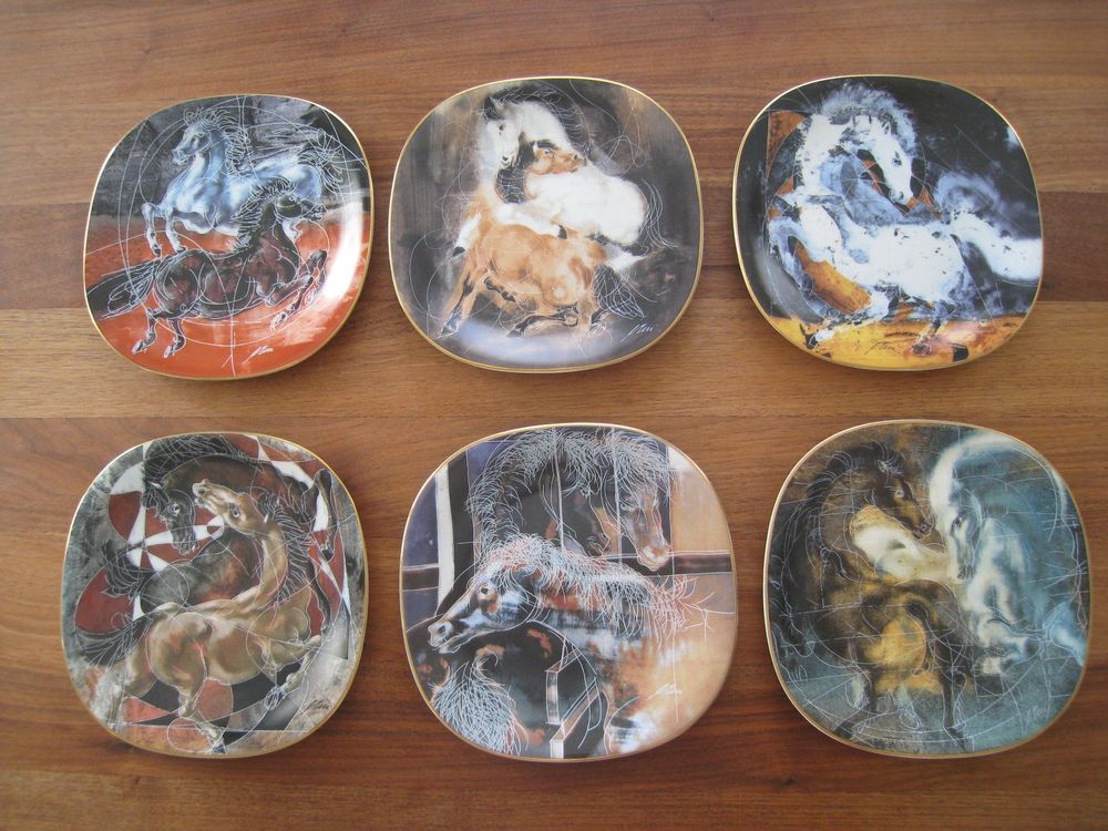 Sammelteller Rosenthal Die dynamischen Pferde des Hans Erni (Neu (gemäss Beschreibung)) in ...