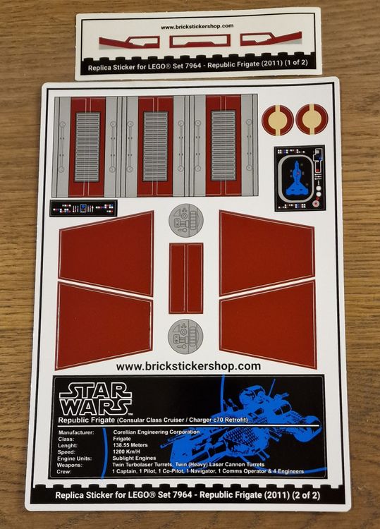 Lego Star Wars 7964 - Republic Frigate | Kaufen auf Ricardo