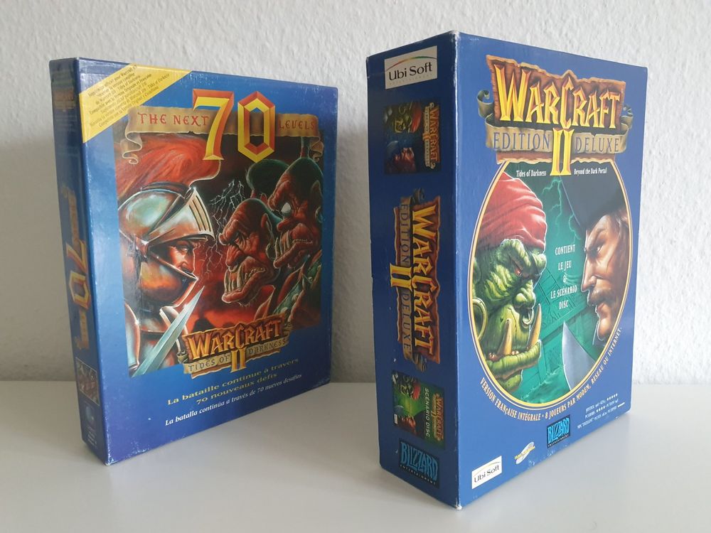 PC Game Warcraft II Deluxe + Add-On (1995) Big Box Français (Gebraucht ...