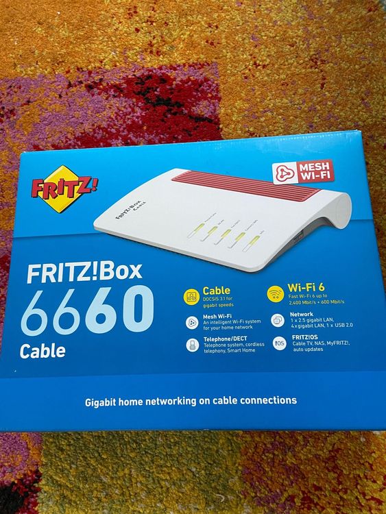 Fritzbox 6660 cable AVM (Gebraucht) in Aarburg für CHF 50 – mit ...