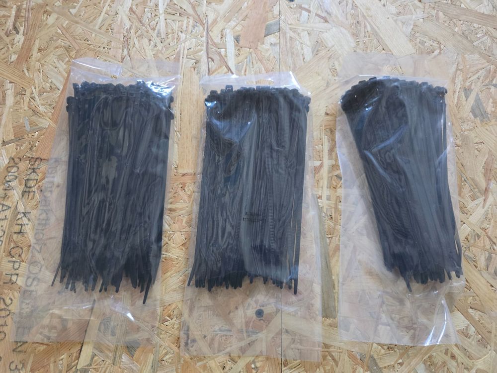 Posten schwarzer Kabelbinder L: ca. 20cm ab 1.- (Neu und ...