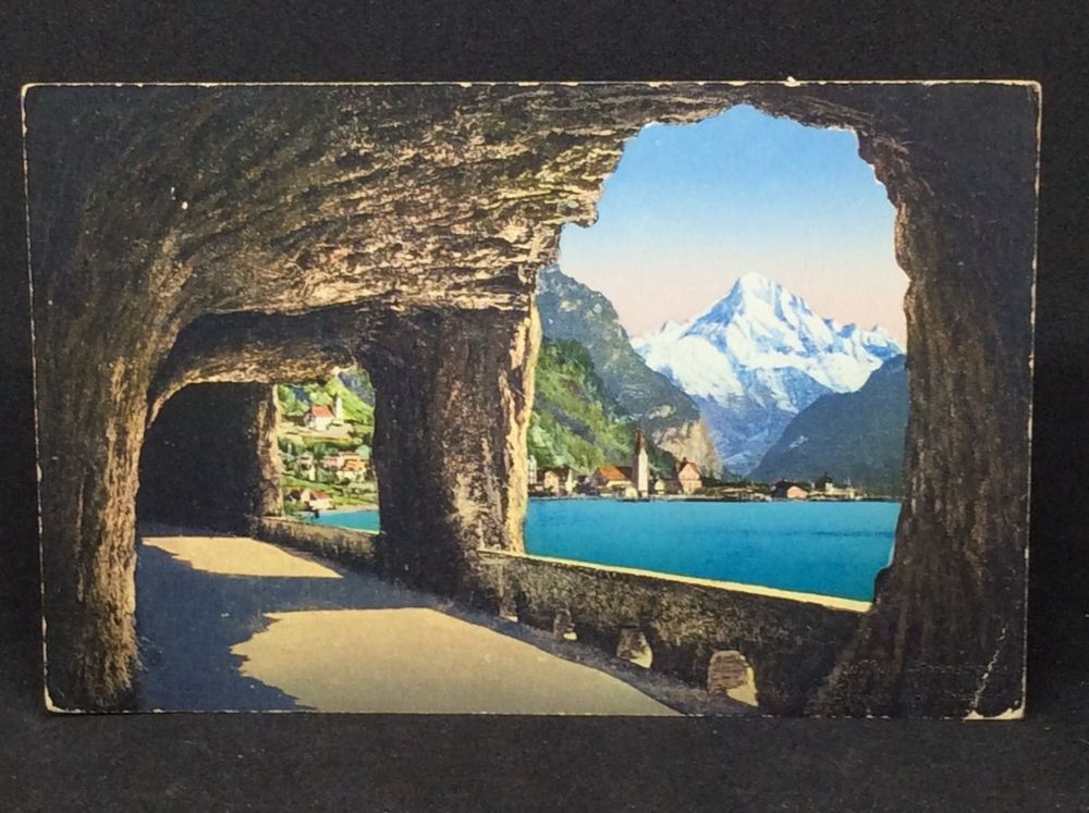 Axenstrasse mit Flüelen und Bristenstock (Gebraucht) in Widnau für CHF 1 – mit Lieferung auf ...