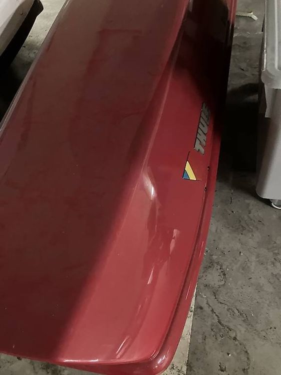 THULE Dachbox, Occasion, rot, geräumig inkl. Stahlträger (Gebraucht) in ...