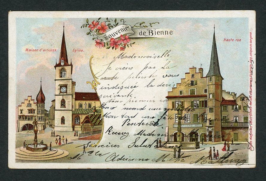 BIEL / BIENNE - Lytho - Souvenir (Gebraucht) in Tramelan für CHF 12 – mit Lieferung auf Ricardo ...