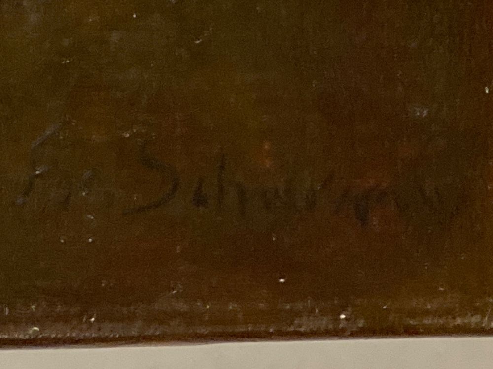 Frans Schoorman (1929-1982) Gemälde signiert Portrait Bi: 11 (Gebraucht ...