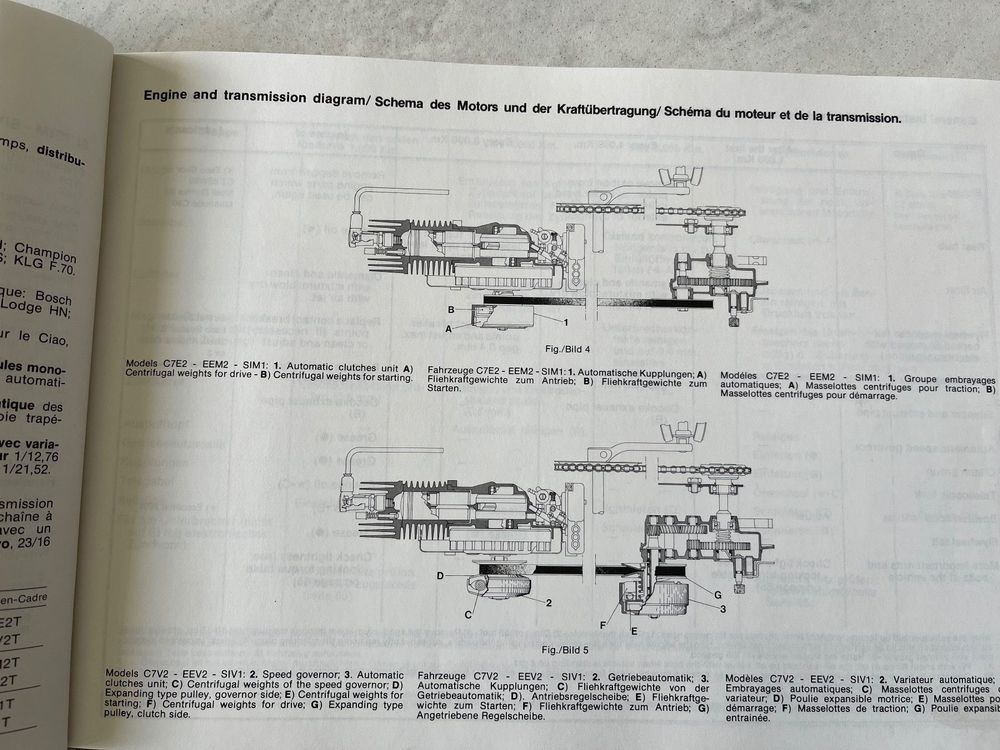 Piaggio ciao Bravo SI Original Werkstatthandbuch für Mofa (Gebraucht) in Veltheim AG für CHF 86 ...