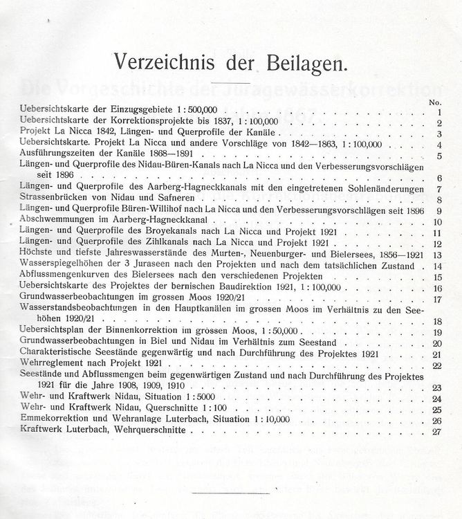 Die II. Juragewässer-Korrektion, A.Peter, Bern 1921 (Gebraucht) in ...