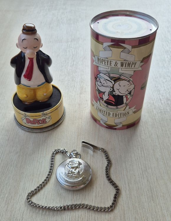 Fossil Popeye & Wimpy Limited Edition. Taschenuhr + Figur (Gebraucht) in Beinwil am See für CHF ...