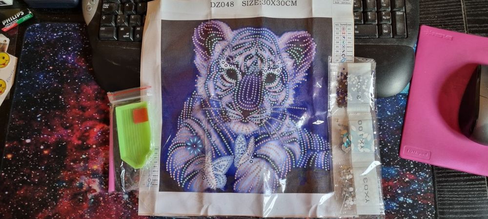 DIAMOND PAINTING KLEINER TIGER (Neu und originalverpackt) in Dintikon ...