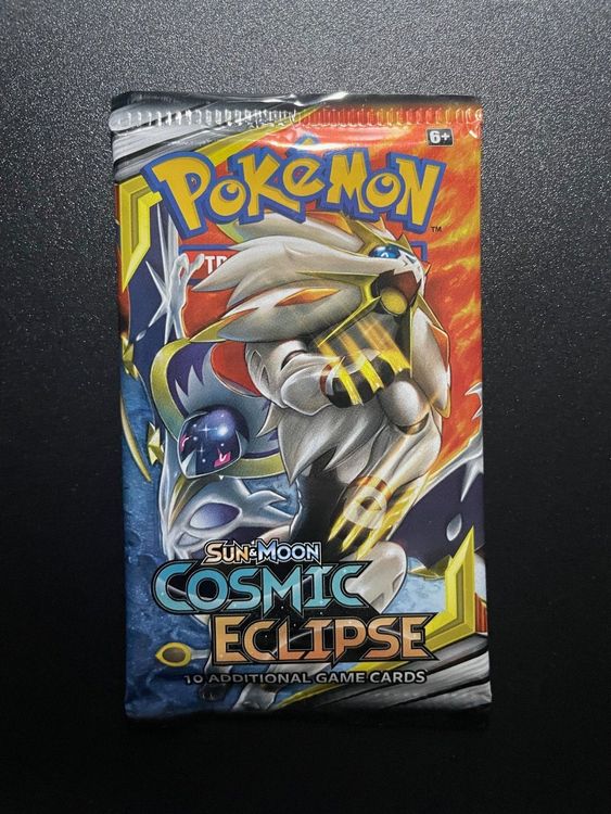 Pokémon Cosmic Eclipse Booster Pack Solgaleo Lunala Artwork | Kaufen ...