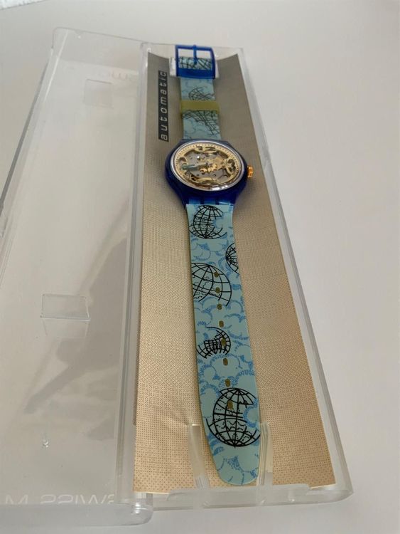 MAPPAMONDO Swatch AUTOMATIC ungetragen - VINTAGE | Kaufen auf Ricardo