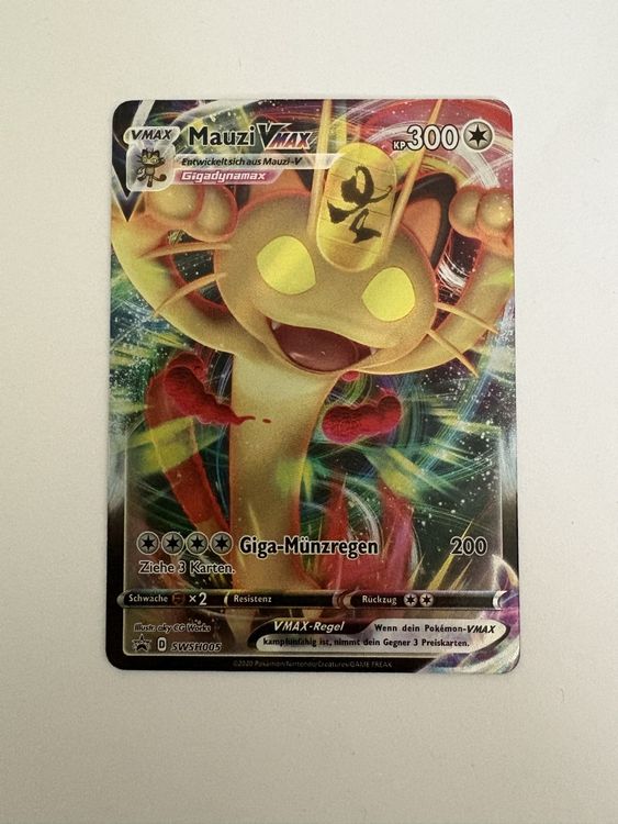 Pokémon Karte Mauzi Vmax (Neu (gemäss Beschreibung)) in Bremgarten AG ...