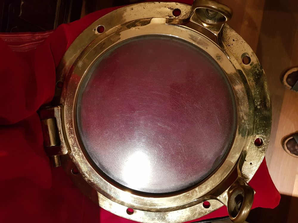 Antikes grosses Messing Bullauge | Kaufen auf Ricardo