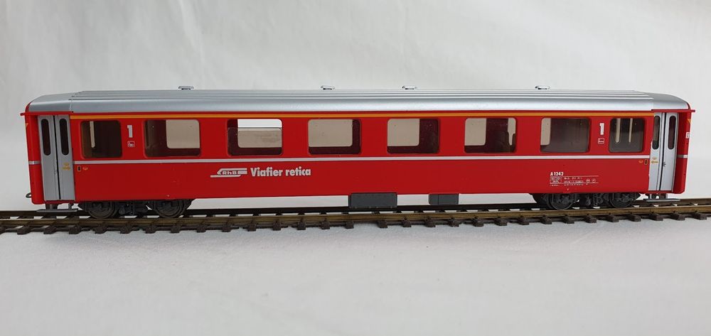 Bemo 3252 132 RhB A1242 EW I Refit 1.Kl. neuwertig, OVP (Gebraucht) in ...