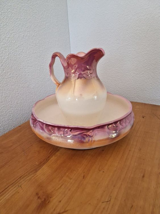 Antike Waschschale mit Krug (Gebraucht) in Wetzikon ZH für CHF 25 – nur Abholung auf Ricardo kaufen