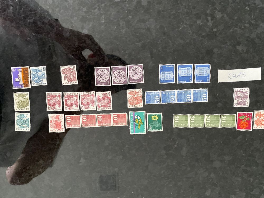 Frankaturware ungestempelt postfrisch Sammlung Lot 18.60Fr (Neu (gemäss Beschreibung)) in Wil SG ...