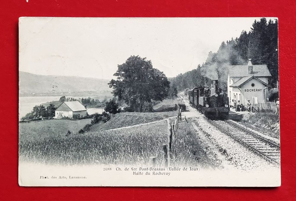 Rocheray - Gare - Bahnhof - Chemin de Fer Pont Brassus 1904 (D'occasion ...
