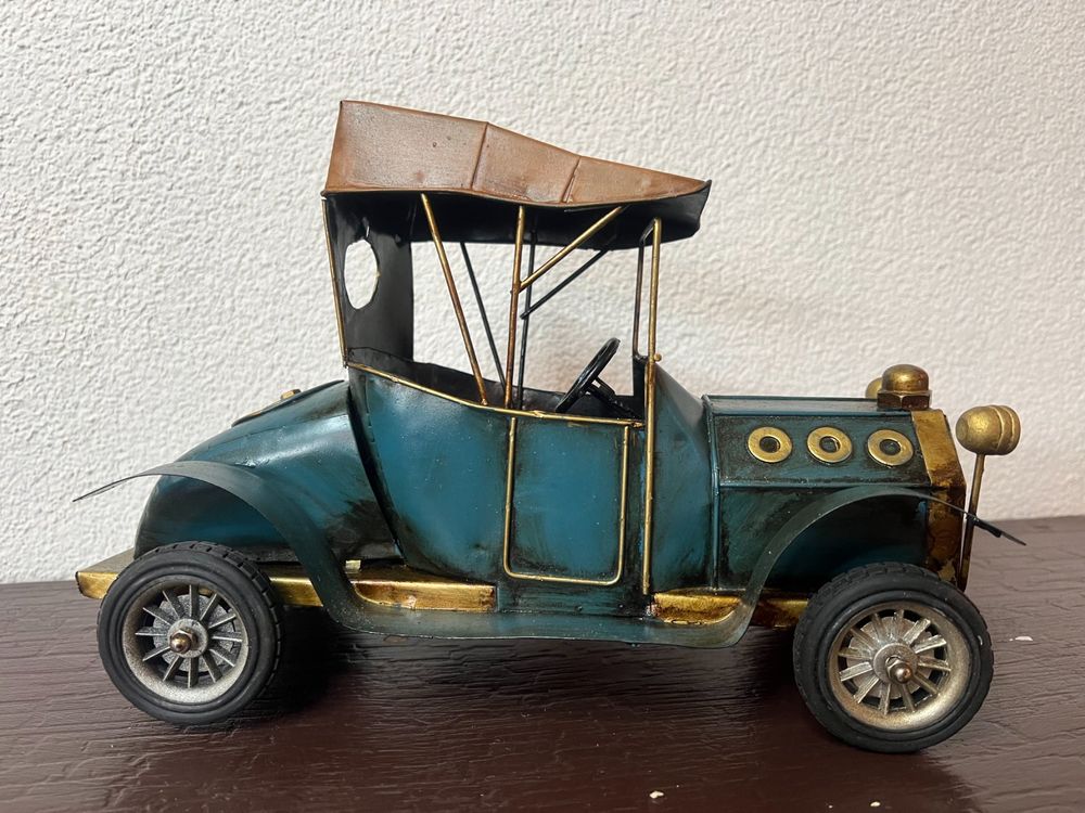 Vintage Deko Auto aus Blech, Oldtimer Retro Look (Neu und ...