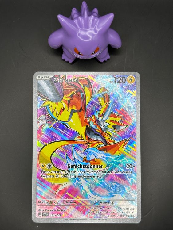 Pokémon Stellarkrone - Zeraora SCR 151 DE 🔴 (Neu (gemäss Beschreibung ...