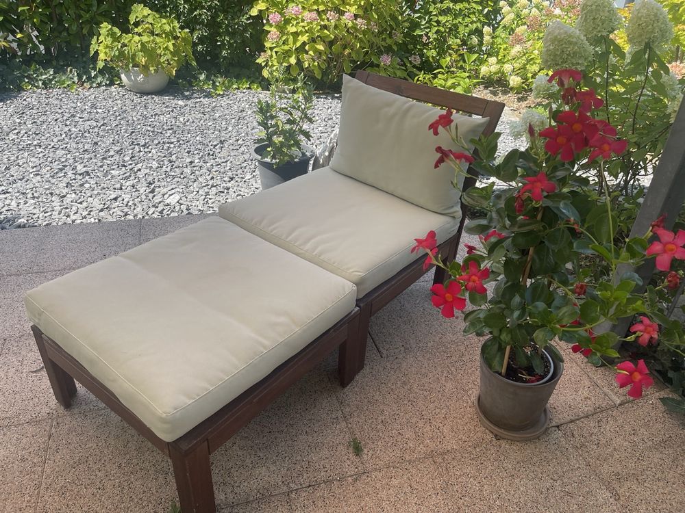 Schne Gartenliege Holz Mit Auflage Fotos